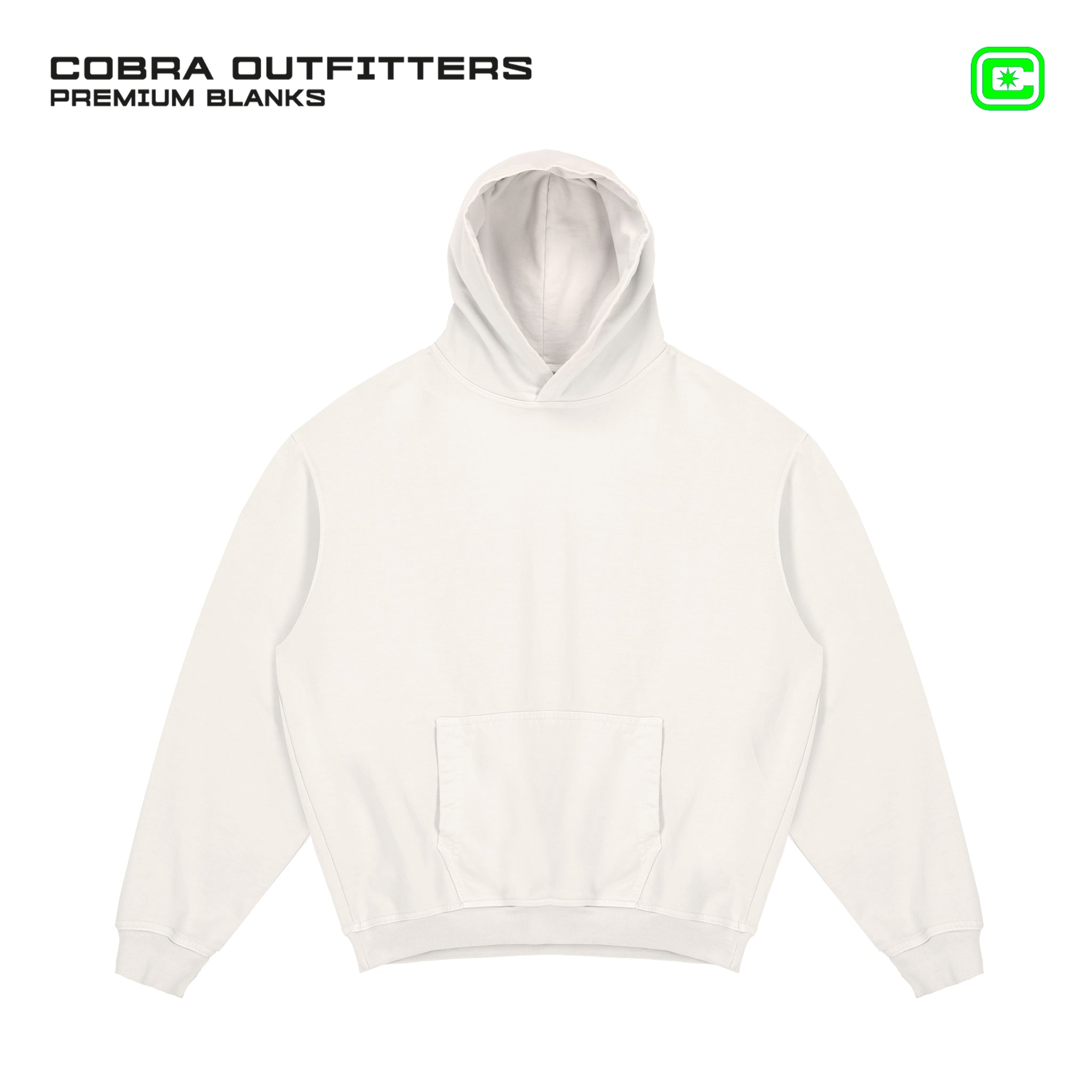 HOODIE HUESO OVERSIZED 400 GSM 100% ALGODÓN HEAVYWEIGHT COTTON – COBRA ...