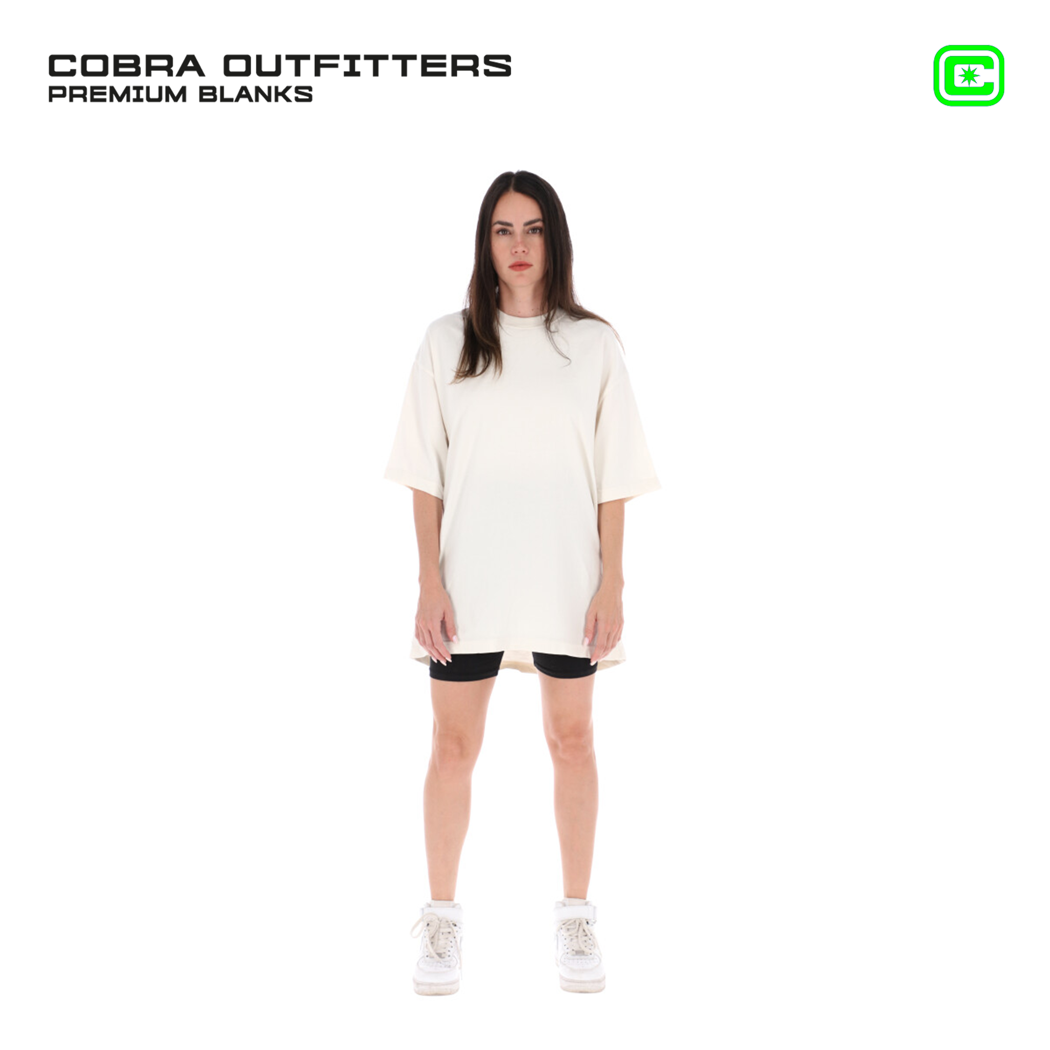 T-SHIRT HUESO OVERSIZED 240 GSM 100% ALGODÓN HEAVYWEIGHT COTTON – COBRA ...